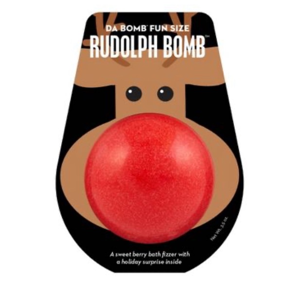 Da Bomb Bath | Bath & Body | New Da Bomb Bath Fizzers Rudolph Bath Bomb ...